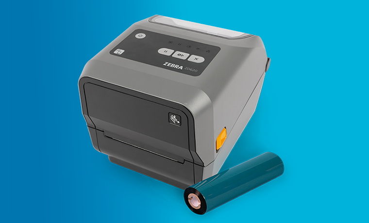 How To Load Ribbon into a Zebra ZD620 - Barcode Blog