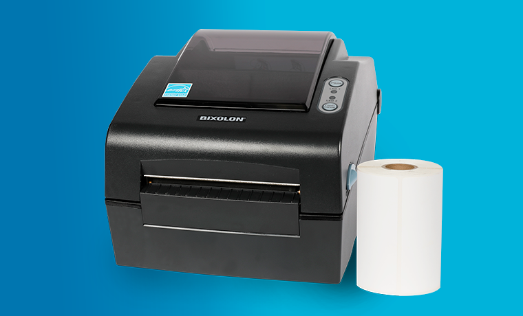 How To Load Labels into a Bixolon SLP-DX420 - Barcode Blog