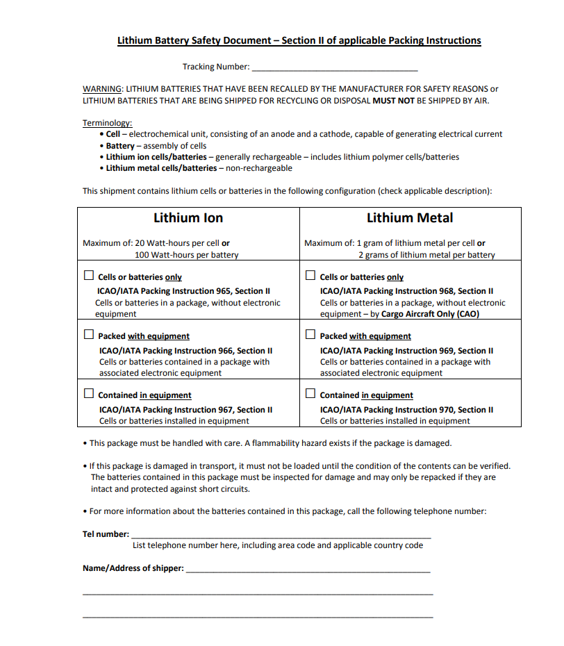 How to Pack & Ship Lithium Ion Batteries - Barcode Blog