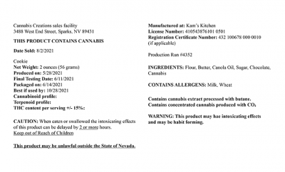 Nevada Cannabis Compliance Labels - Barcode Blog