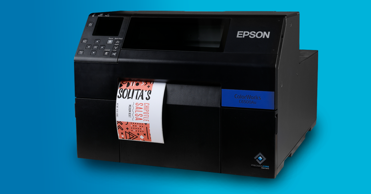 How To Load Labels into An Epson C6500AU - Barcode Blog