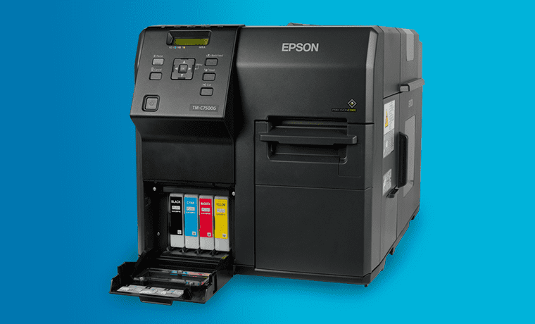 How To Change an Ink Cartridge on an Epson ColorWorks C7500G - Barcode Blog