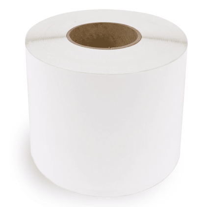 8" Continuous Feed Inkjet Roll Labels - Choose Your Material and Finish