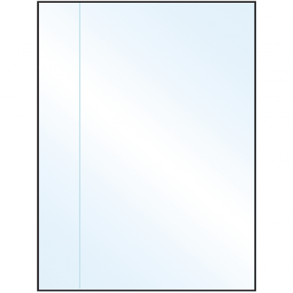 8.5" x 11" Crystal Clear Rectangular Sheet Labels - Style 127 - Smith ...