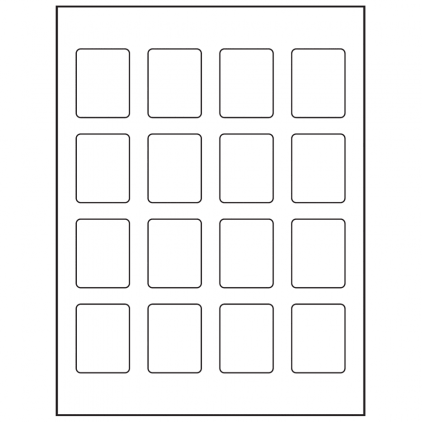 1.5" x 1.875" White Matte Litho Rectangular Sheet Labels - Style 470 ...