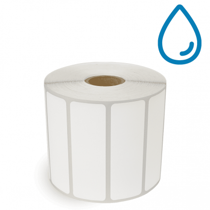 3" x 1" Polypropylene - Direct Thermal Labels - 1" Core - Acrylic ...