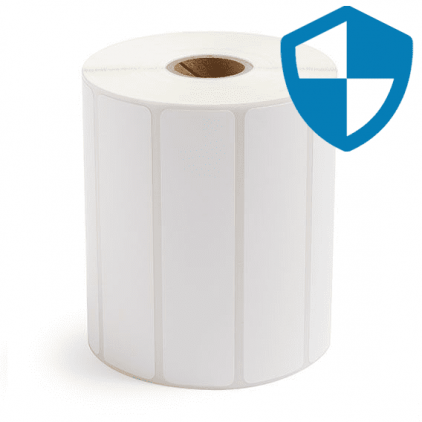 4" x 1" Top Coated - Direct Thermal Labels - 1" Core - Smith Corona