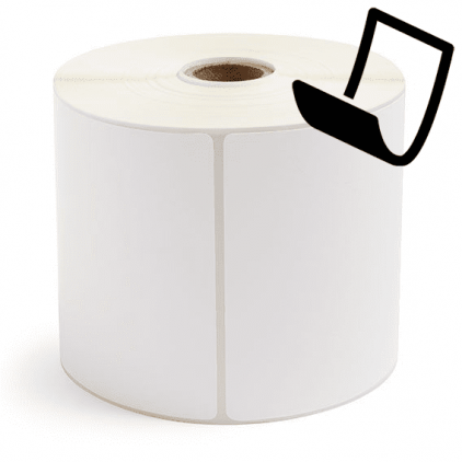 4" x 6" Blockout - Thermal Transfer Labels - 1" Core / 5" Outer ...