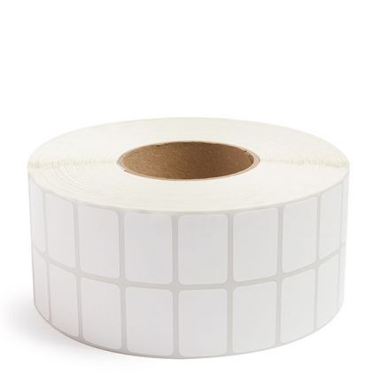 1.5x1 (2-Up) Thermal Transfer Labels - 3" Core