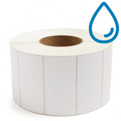 4" x 2" Polypropylene - Direct Thermal Labels - 3" Core (No Perf ...