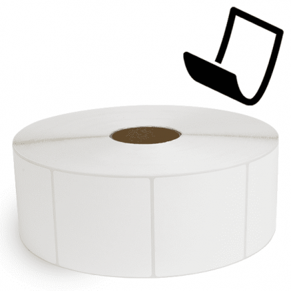 4" x 4" Blockout - Thermal Transfer Labels - 3" Core / 12" Outer ...