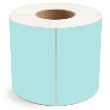 6" x 6" Green - Thermal Transfer Labels - 3" Core - Smith Corona