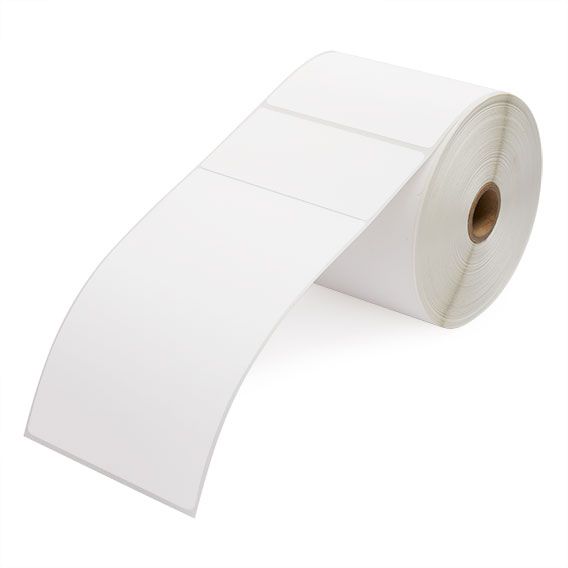 4x6 Direct Thermal Labels - 2" UPS Tab - 1" Core