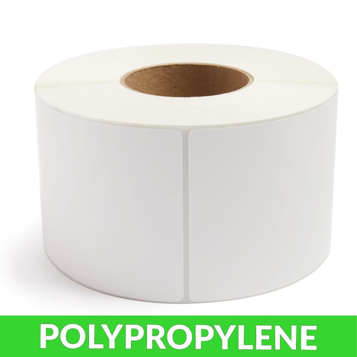 4" x 6" Polypropylene - Thermal Transfer Labels - 3" Core