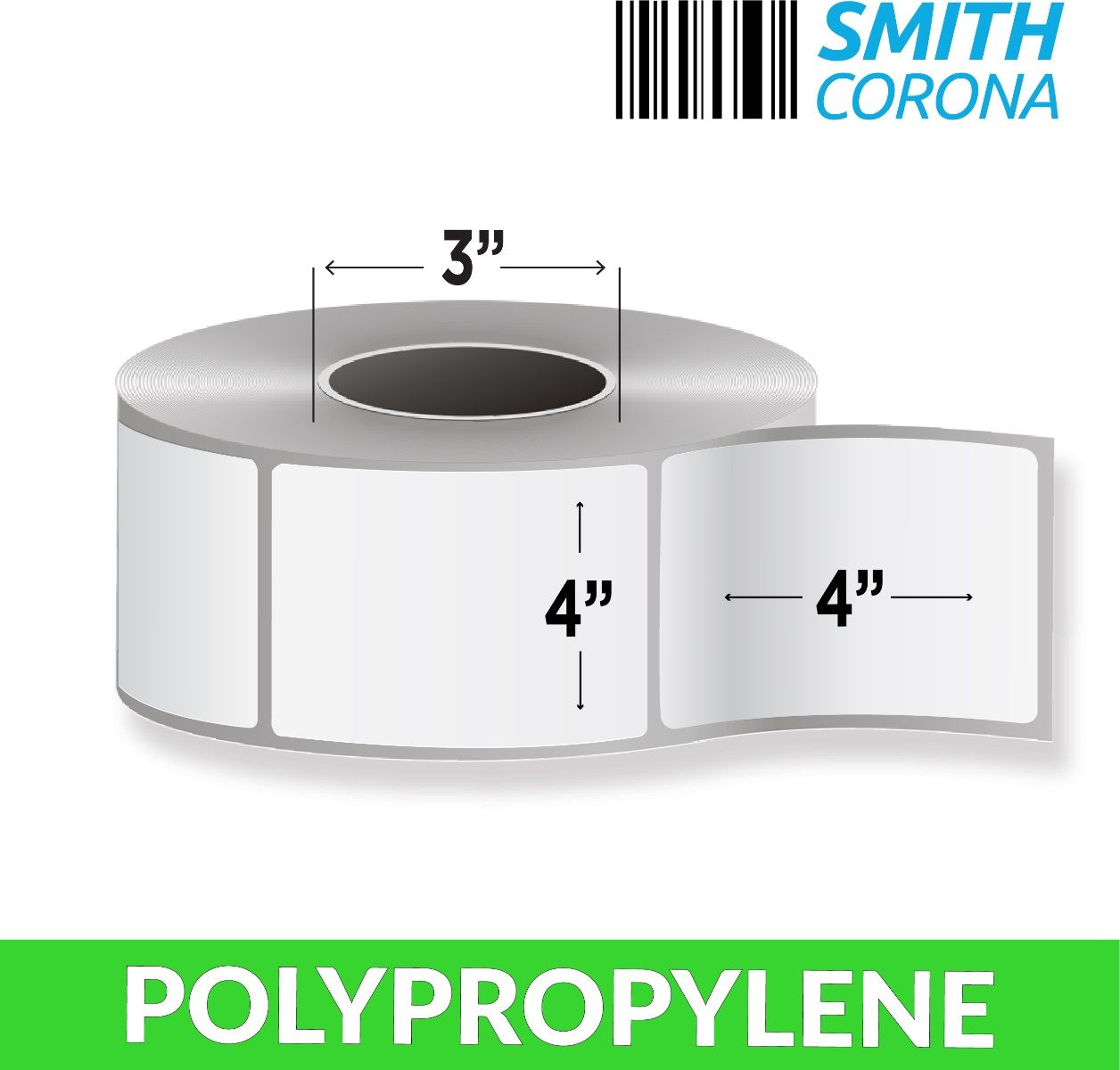 4" x 4" PolyPro - Thermal Transfer Labels