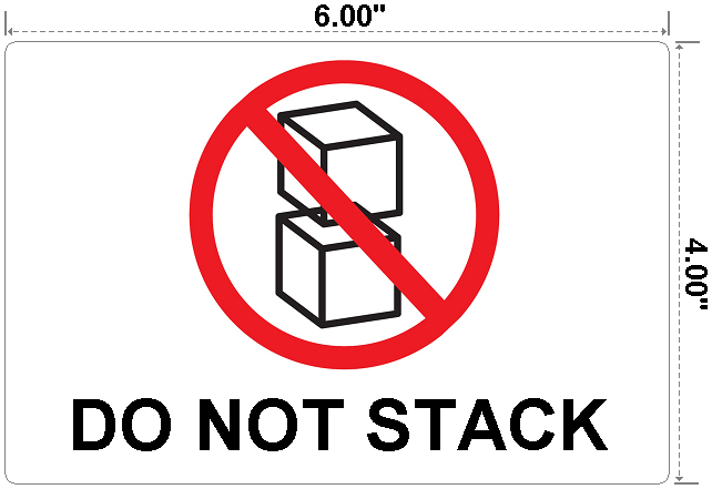 Do Not Stack Printable Label - Printable Word Searches