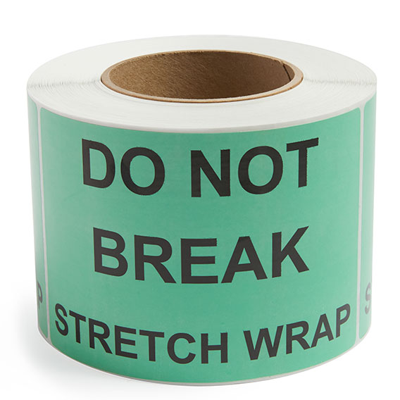 4x6 Pre-Printed (Do Not Break Stretch Wrap) Labels - Lowest Prices