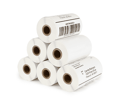 4" x 6" White - Direct Thermal Labels - 3" Core - Smith Corona