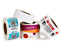 4" x 2" White - Thermal Transfer Labels - 3" Core - Smith Corona