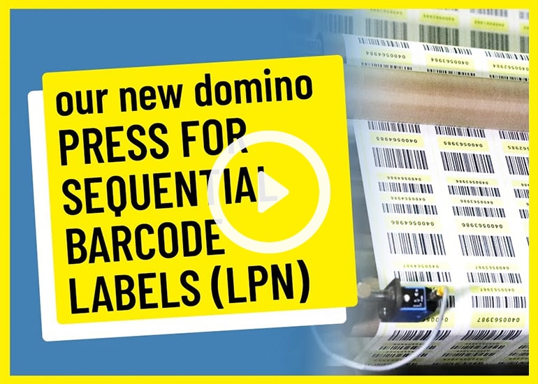 Sequential Barcode Labels - Buy Factory Direct