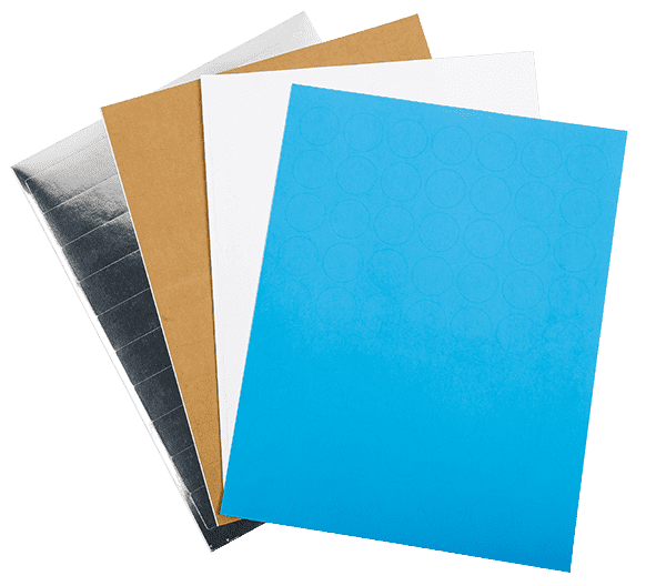 4" x 2" White Rectangular Sheet Labels (10-UP) - Style 46 - Smith Corona