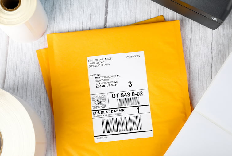 4x6 - Thermal Transfer Label And Ribbon Kit - Smith Corona