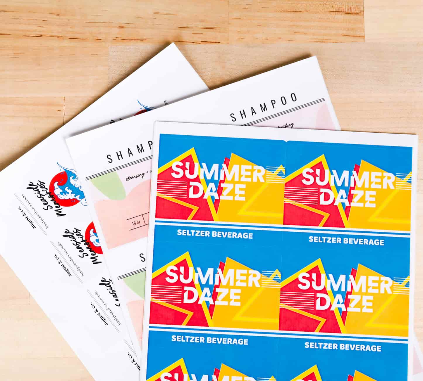 8.5" x 11" Crystal Clear Rectangular Sheet Labels - Style 136 - Smith ...