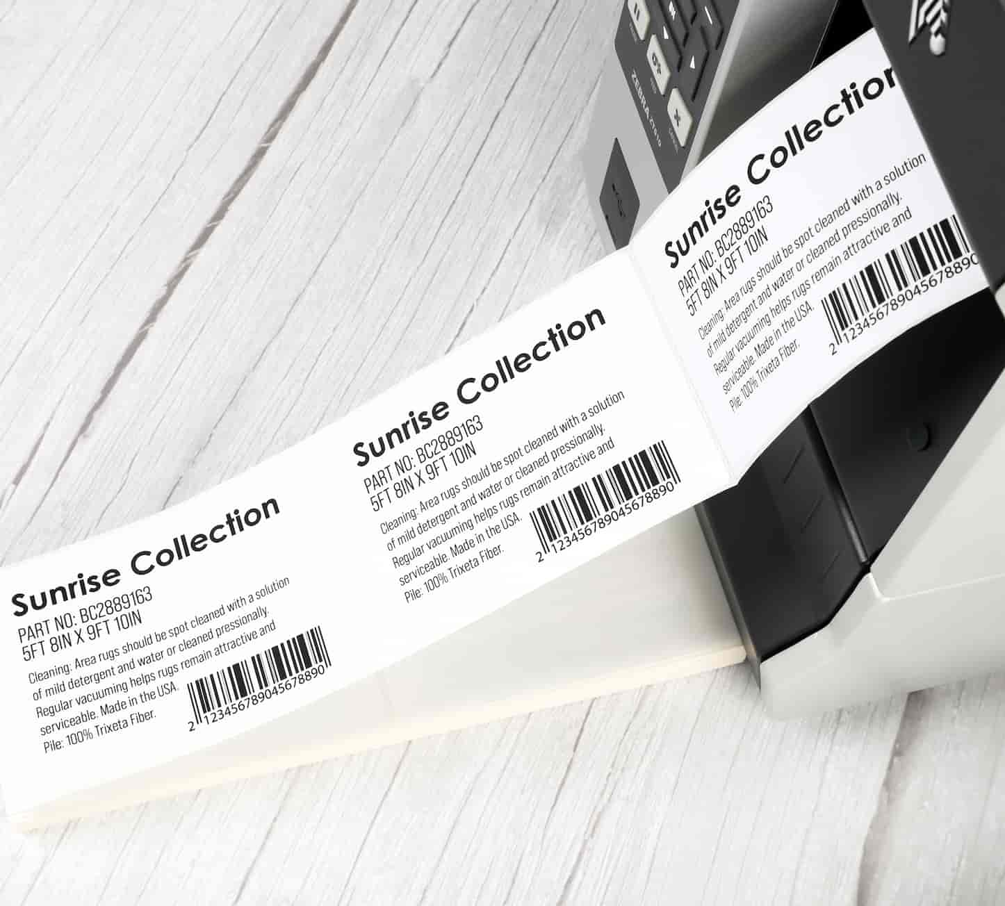 4" x 6" Pink - Direct Thermal Labels - Fanfold - Smith Corona